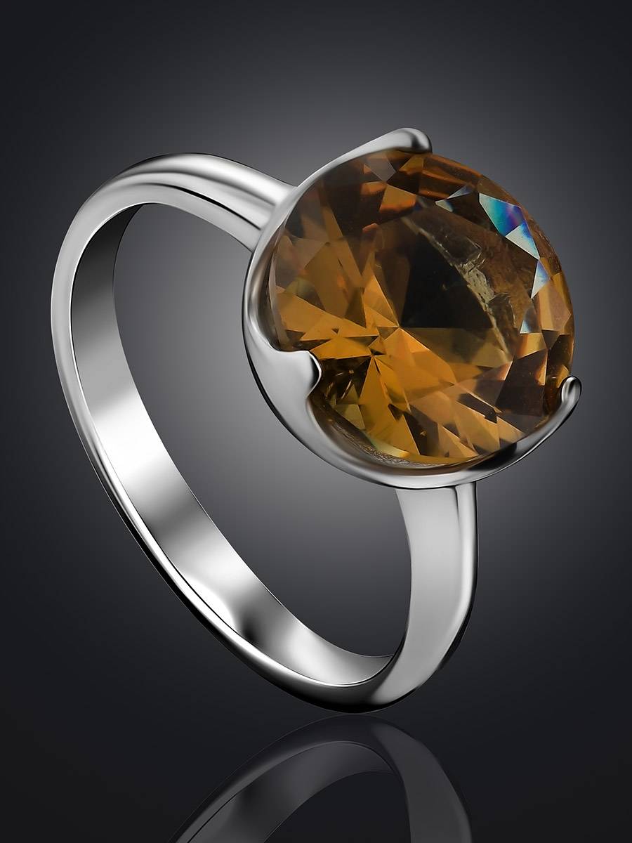 Chic Silver Zultanite Ring