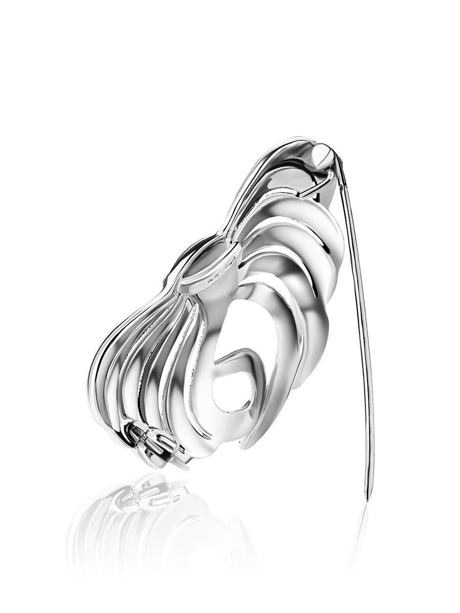 Bold Silver Brooch With Marcasites The Lace